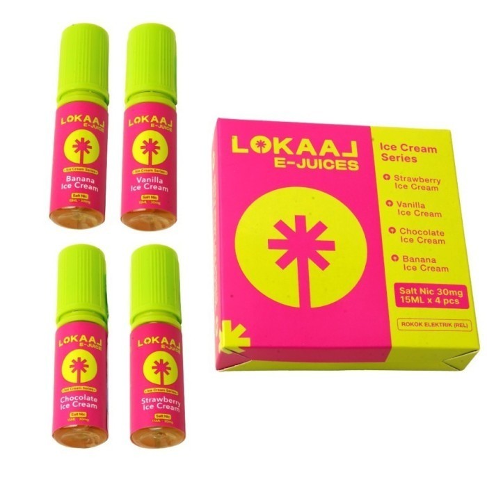 Jual Liquid LOKAAL ICE CREAM Series Salt Nic 30MG - 15ML ( 1 Botol ...