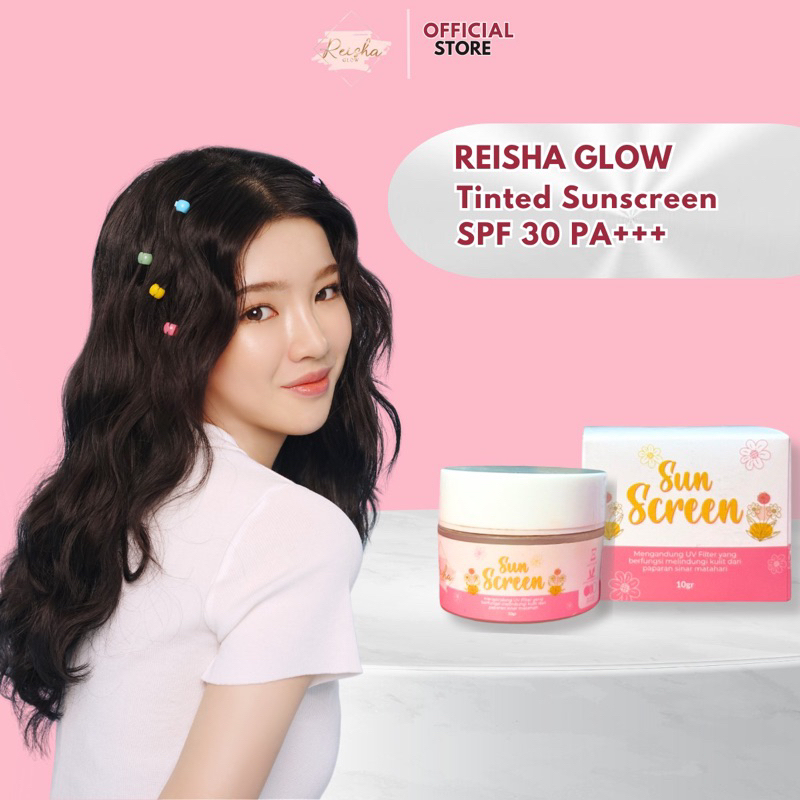 Jual Reisha Glow Tinted Glowing Sunscreen SPF 30 PA+++ | Sunscreen ...