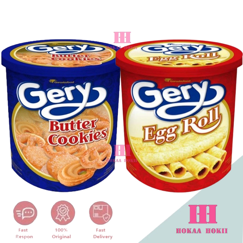 Jual Gery Wafer Egg Roll 210gr - Gery Butter Cookies 300g | Shopee ...