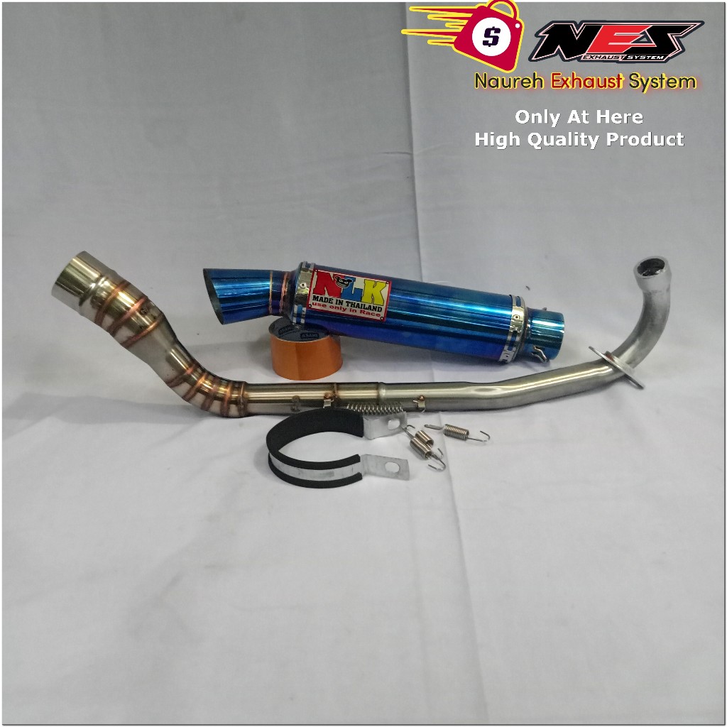 Jual NLK Performance exhaust ekzos piping Wave Fx110 Mr1 Kriss Ex5 ...