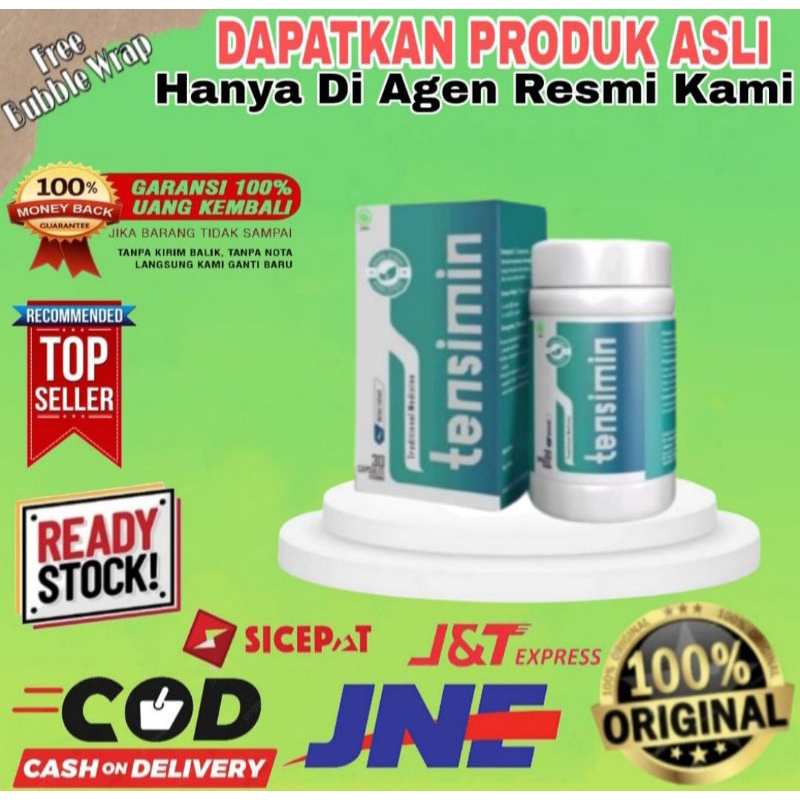 Jual TENSIMIN ASLI OBAT HIPERTENSI JANTUNG KORONER DARAH TINGGI STRUK ...