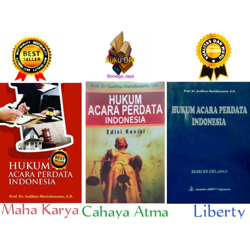 Jual Hukum Acara Perdata Indonesia - Prof. Dr. Sudikno Mertokusumo | Shopee Indonesia