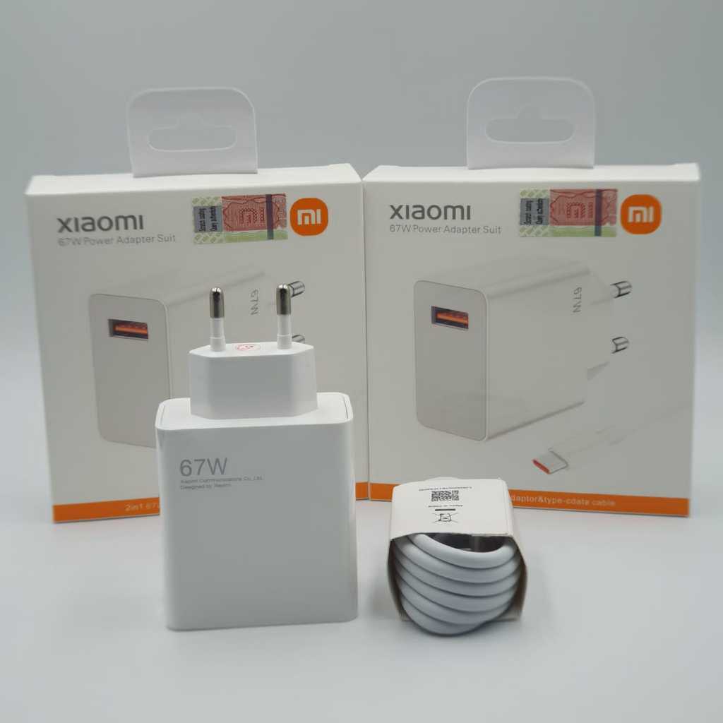 Jual Garansi 1 Tahun Charger Xiaomi Redmi 67W TURBO Original 100% Type ...
