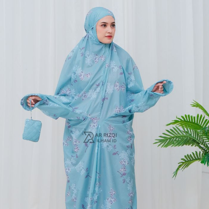 Jual Mukena Travel Mini Terusan Parasut Korea Jumbo 2in1 Motif Cantik ...