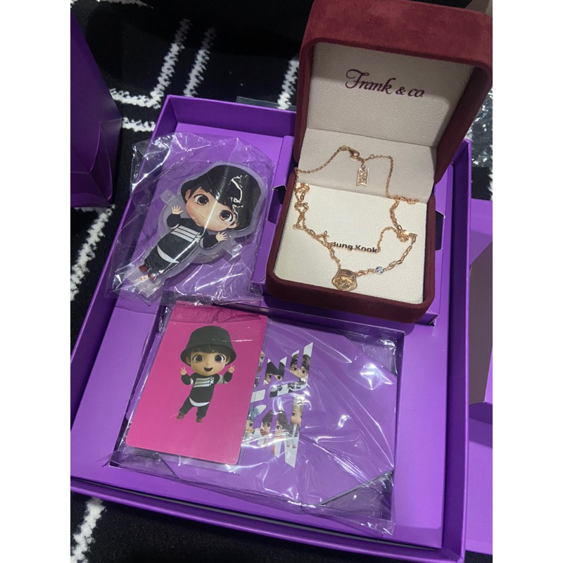 Jual Frank & Co Diamond Necklace Jungkook BTS Tinytan - Kalung Jungkook ...