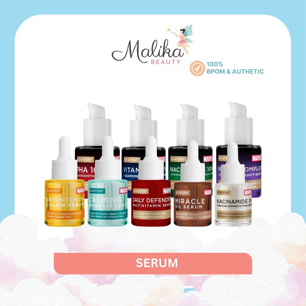 Jual Malika Beauty | AZARINE Serum Series | VitaminC10% | Niacinamide10% | PHA10%Astaxanthin ...