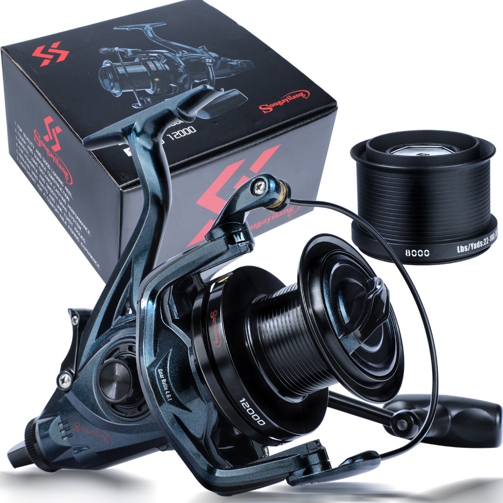Jual Reel Pancing 13 + 1BB Carp Spinning Fishing Reel dengan 2 Jenis ...