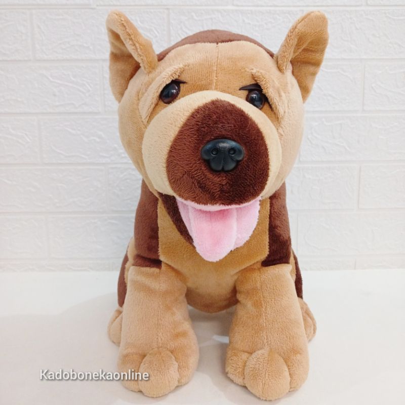 Jual BONEKA ANJING HERDER HEWAN BINATANG DOGGY DOGGIE | Shopee Indonesia