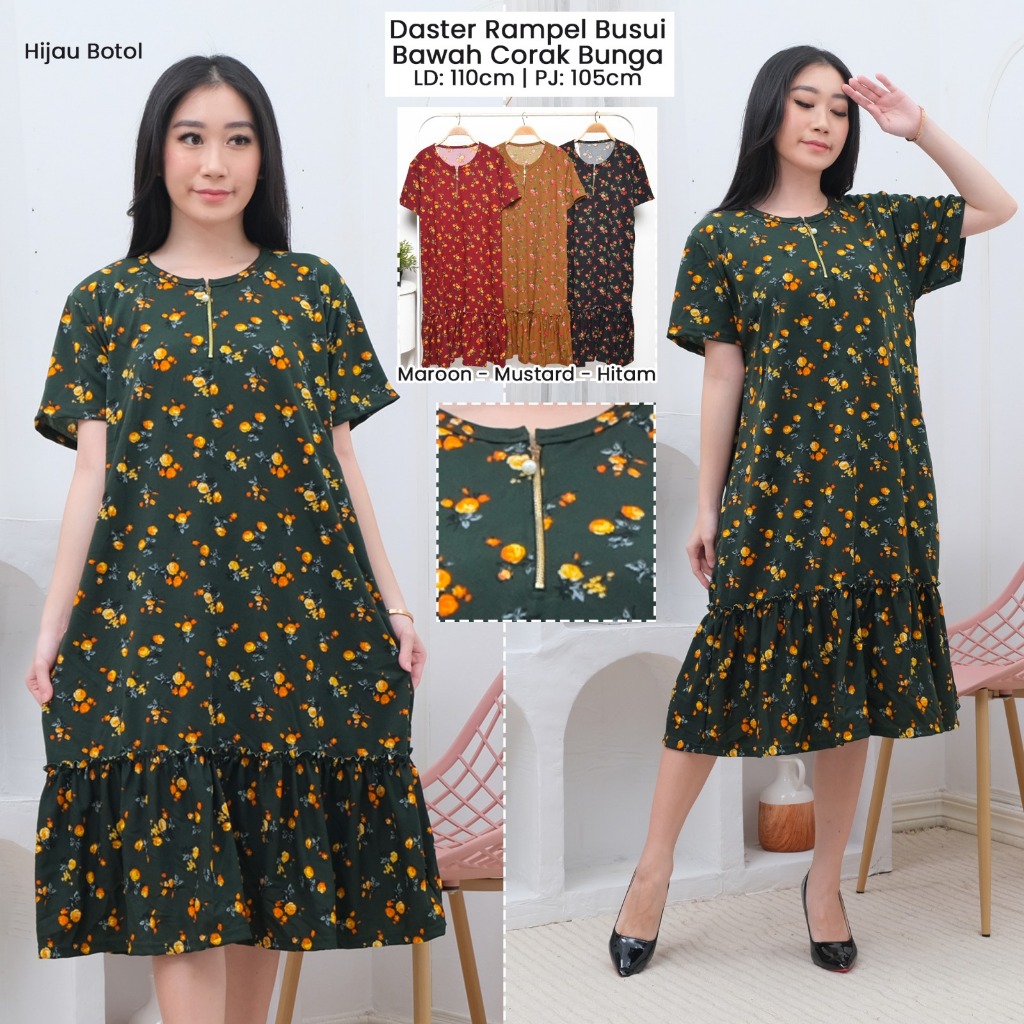 Jual DASTER BUSUI RAMPEL BUNGA KECIL ADEM VOXI ADEM FIT XL LD 100-110CM ...