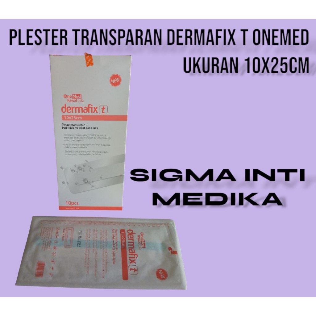 Jual Dermafix-T Onemed Ukuran 10x25cm Per Box Isi 10 Pcs | Shopee Indonesia