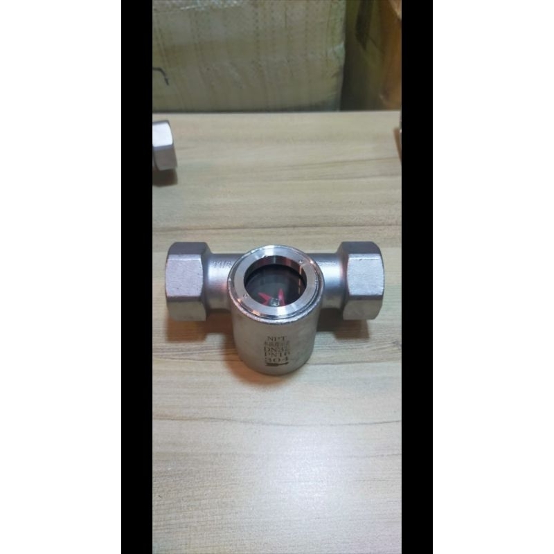 Jual sight glass flow indicator ss 304 drat 1"inch | Shopee Indonesia