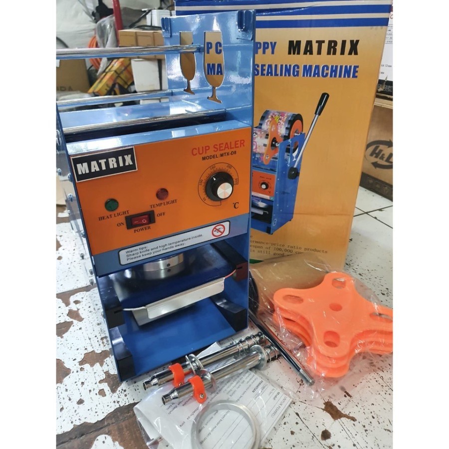Jual Mesin press cup merk Matrix tipe MTX-D8 Sealer MTX D8 | Shopee ...