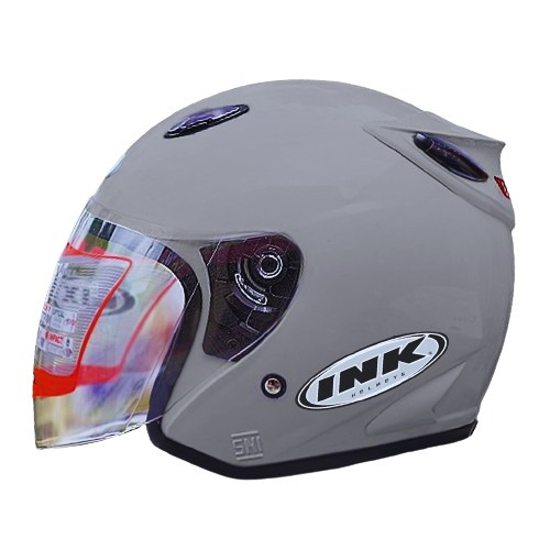 Jual HELM INK CENTRO JET SOLID - MATT GORILLA GREY | Shopee Indonesia