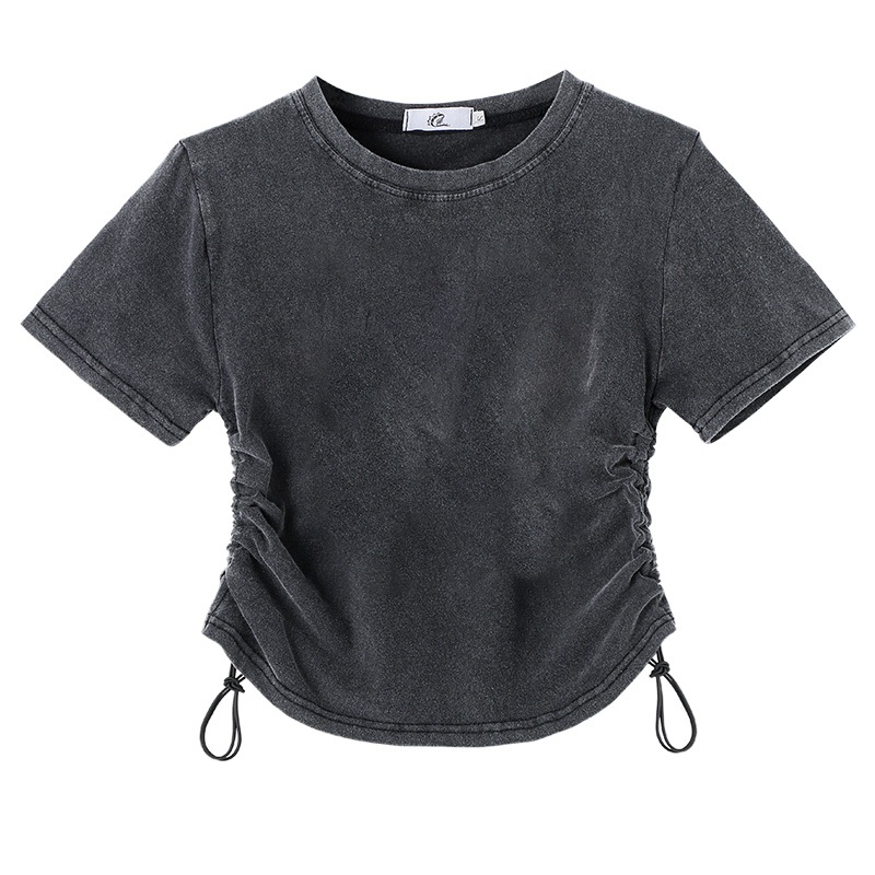 Jual MISCO kaos wanita crop top kaos couple crop top bahasa inggris ...