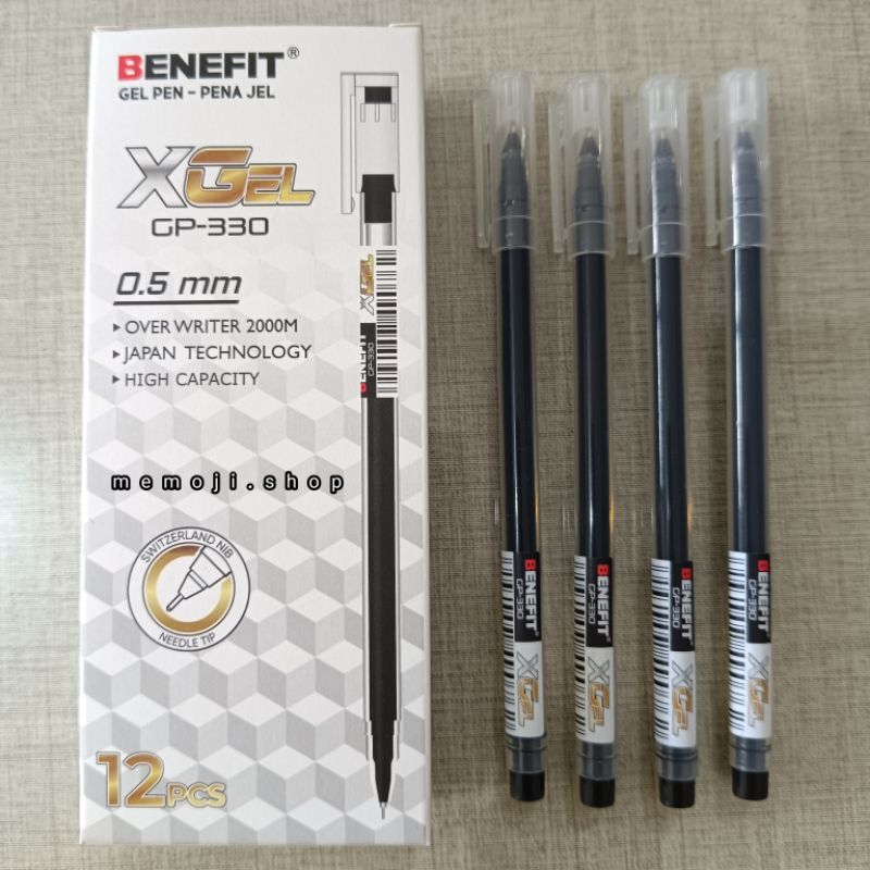 Jual Pulpen BENEFIT XGEL GP-330 (12pc) | Shopee Indonesia