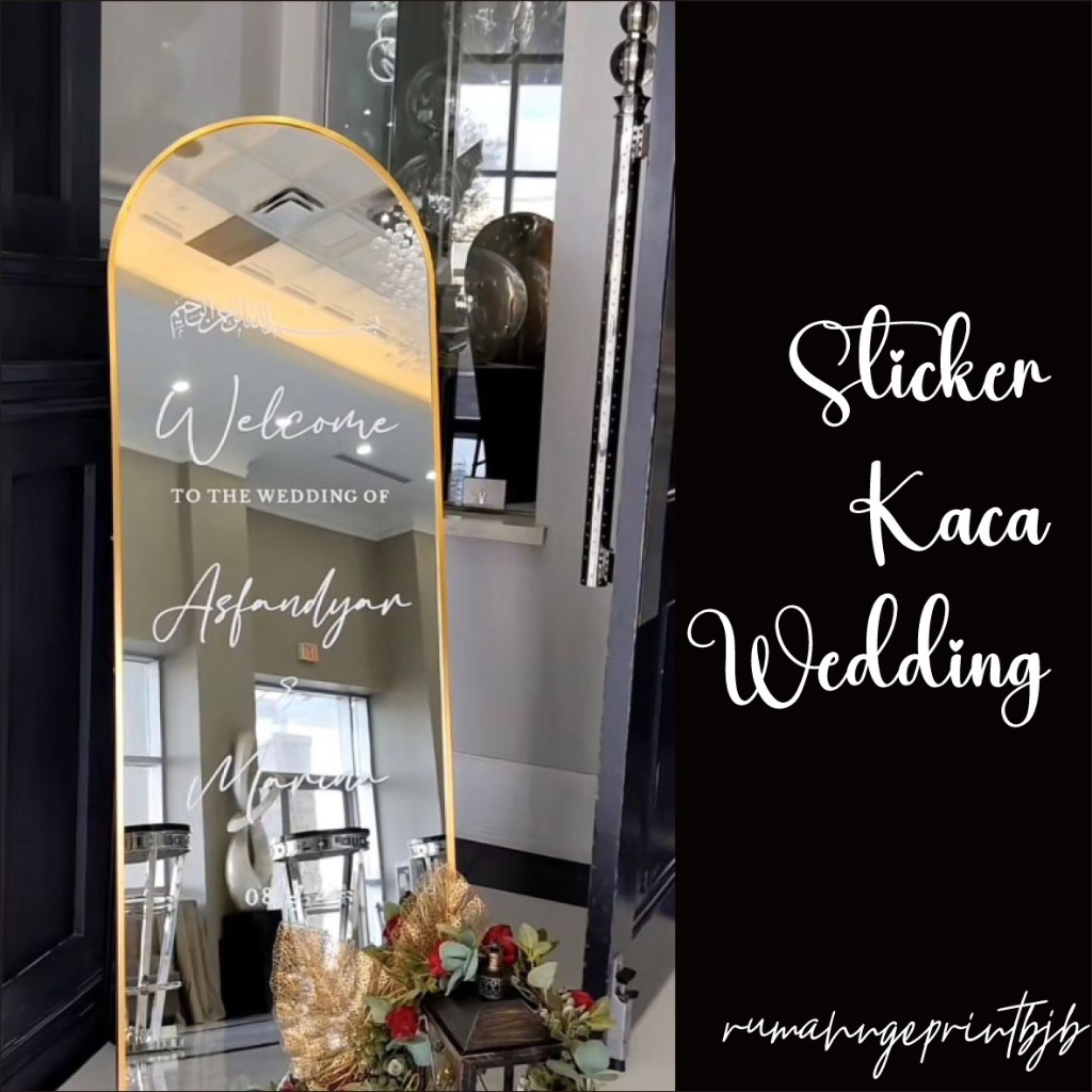 Jual Stiker KACA WEDDING Cutting Welcome Sign 40 x 125 cm Dekorasi ...