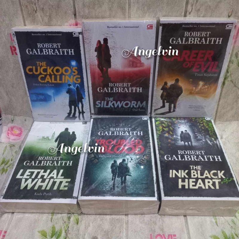 Jual Buku Novel Cormoran Strike Series by Robert Galbraith (6 Buku) | Shopee Indonesia