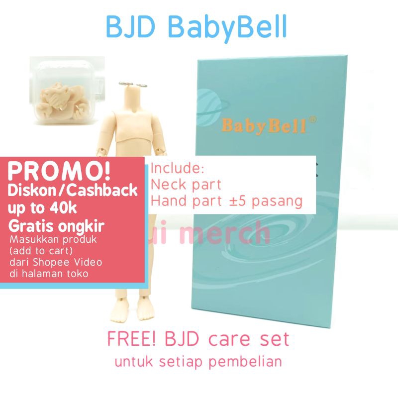 Jual BABY BELL BJD Body untuk Nendoroid Doll / obitsu. Babybell Ball ...