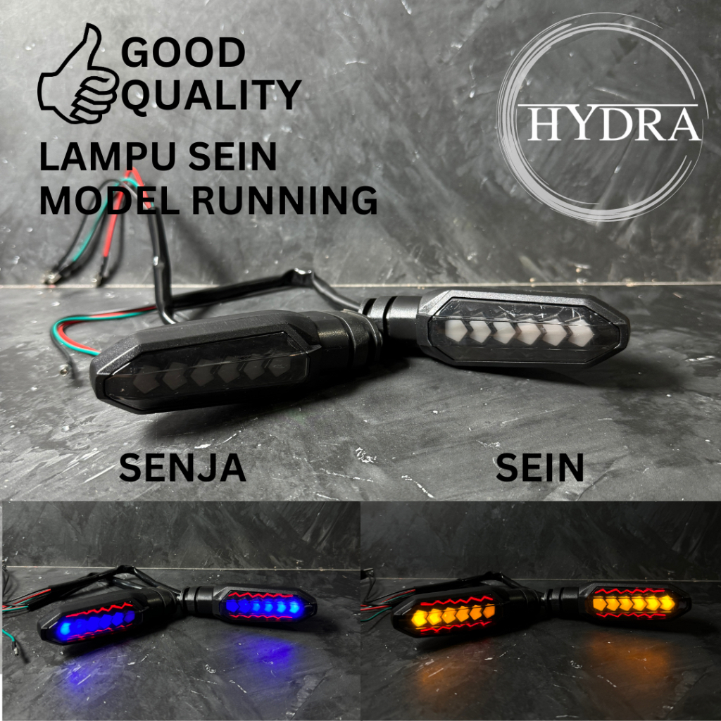 Jual LAMPU SEN SEIN MOTOR LED RUNNING UNIVERSAL LAMPU SEN VIXION CB150 ...