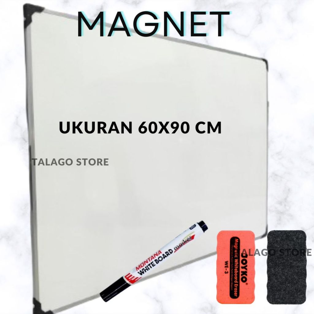 Jual Papan Tulis Magnet - Papan Tulis - Whiteboard - Papan Tulis 60 cm ...
