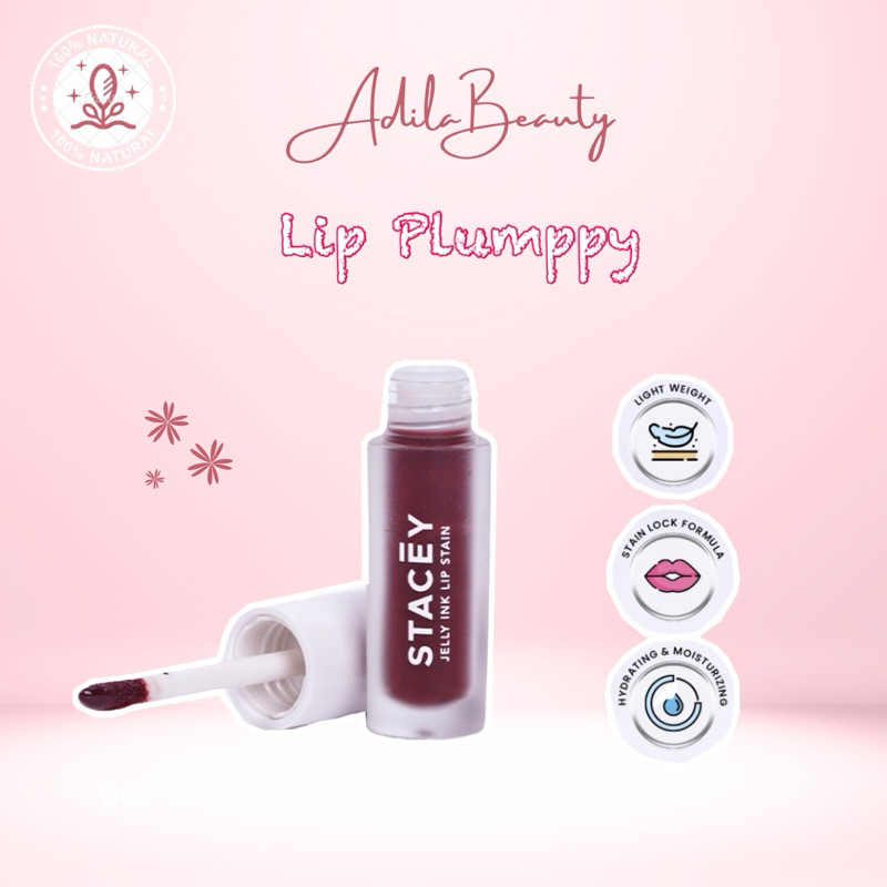 Jual Stacey Jelly Ink Lip Stain - Make up Lip Tint Glossy Plumppy ...