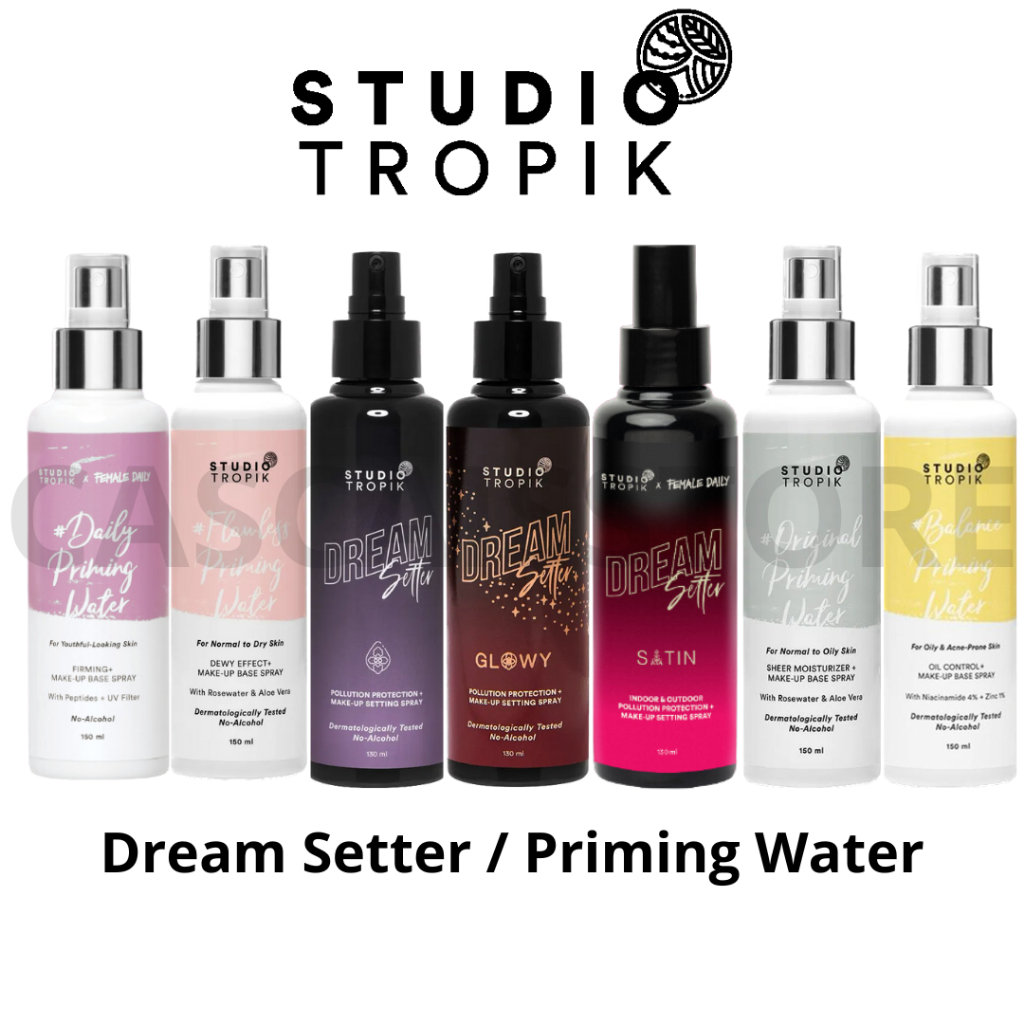 Jual STUDIO TROPIK Priming Water DreamSetter - Face Mist Dream Setter Setting Spray Balance ...