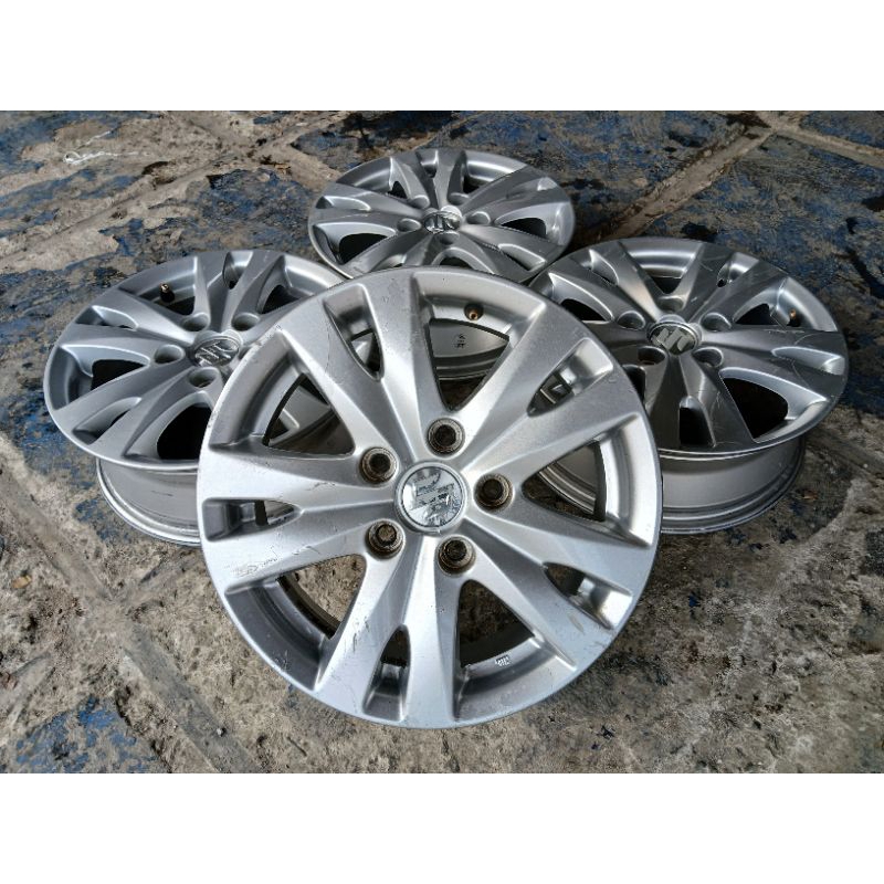 Jual Velg pelek ori copotan ertiga ring 15 baut 5x114 velg only murah berkualitas | Shopee Indonesia