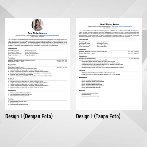 Jual Jasa Pembuatan CV | CV ATS | Desain CV | ATS Friendly | Shopee Indonesia