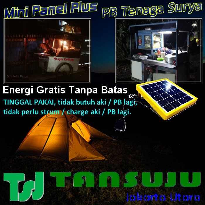 Jual Mini Panel Plus Mini Generator Listrik PowerBank Tenaga Surya ...