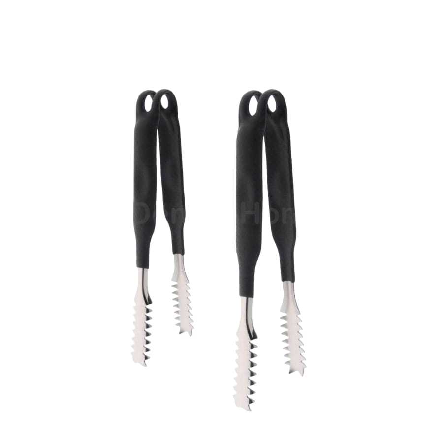 Jual Capitan Capit Es Batu gagang Hitam Ice Tong Serving Sugar Tong ...