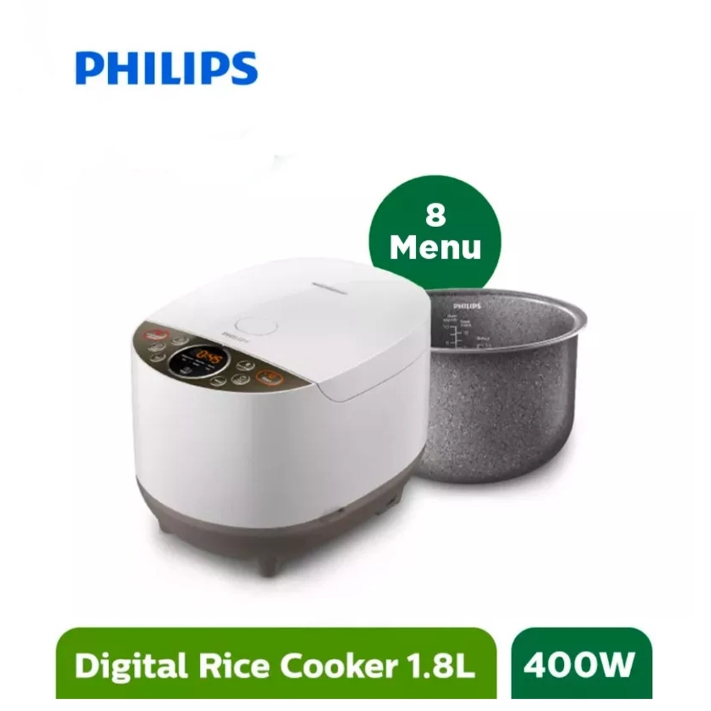 Jual PHILIPS RICE COOKER HD4515 DIGITAL 1.8L PENANAK NASI HD 4515 ...