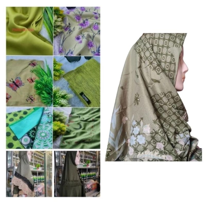 Jual Segi empat seragam hijau sage motif, army, hijau armi muda hijau ...