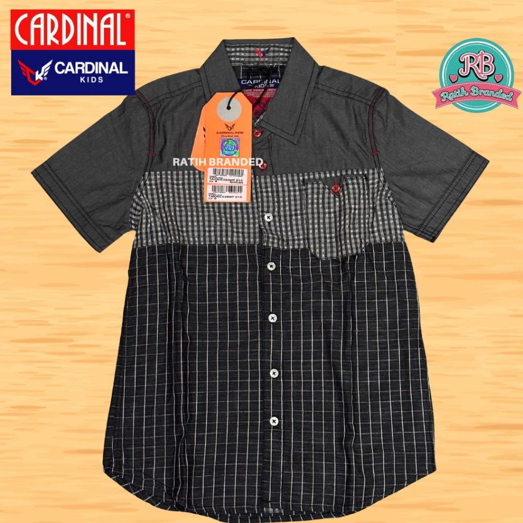 Jual Kemeja Cardinal Kids original motif kotak kotak terbaru full ...