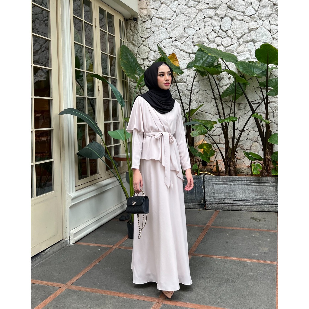 Jual GONEGANI OFFICIAL - Dress Ramadhan Model Rample Sania Dress ...