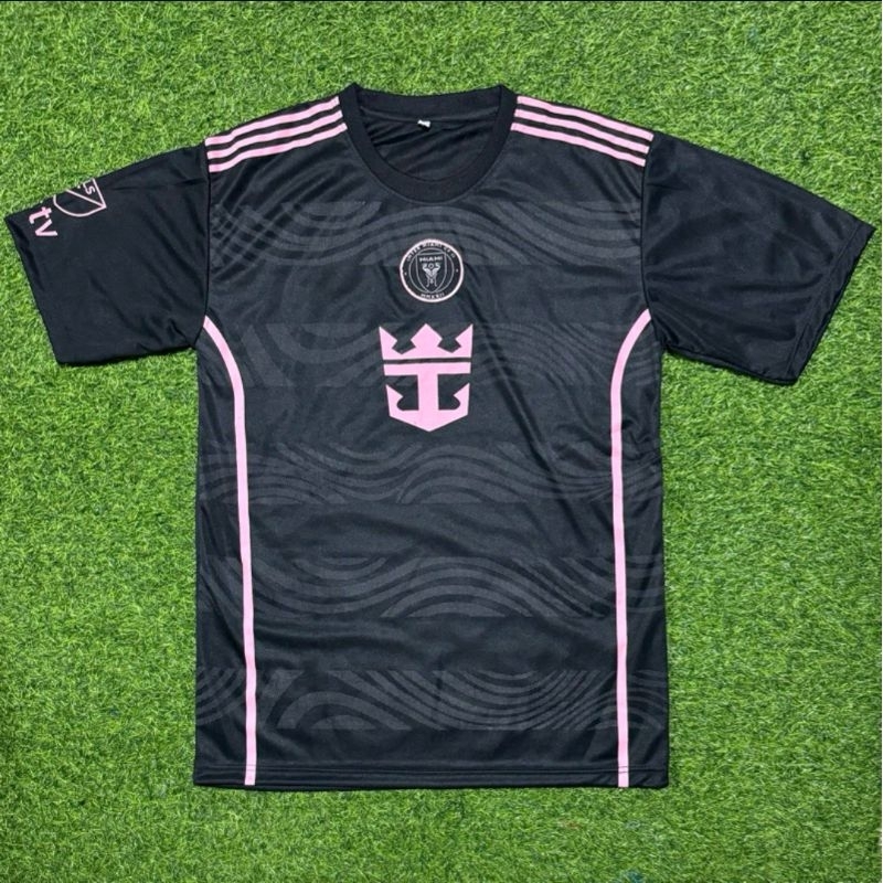 Jual JERSEY INTERMIAMI HITAM PREMIUM UNISEX BAHAN LOTTO HYGET DEWASA ...