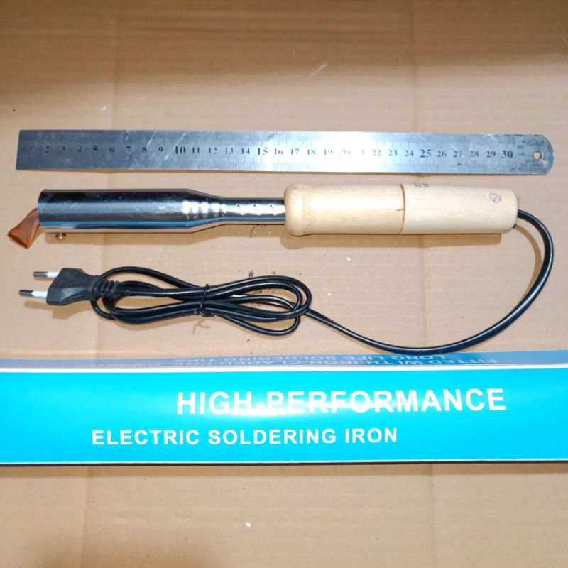 Jual Solder listrik 100W kepala tembaga gagang kayu | Shopee Indonesia