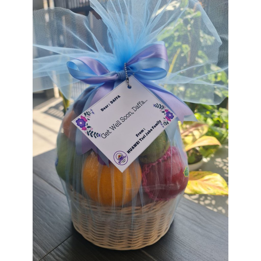 Jual Hampers Buah Segar Parcel Keranjang Rotan Premium Free Kartu ...