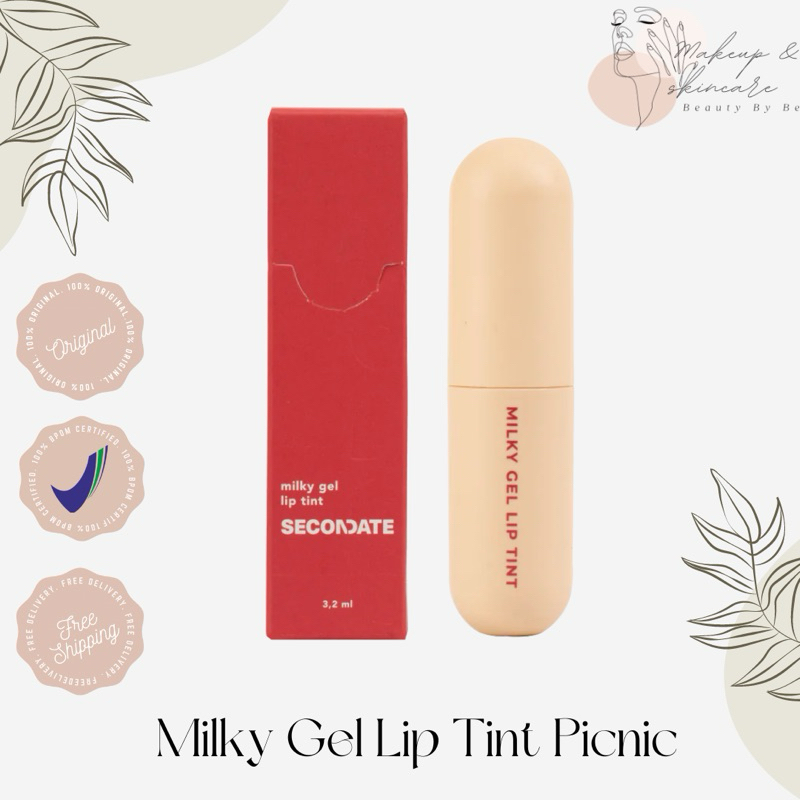 Jual Secondate Milky Gel Lip Tint - Picnic | Shopee Indonesia