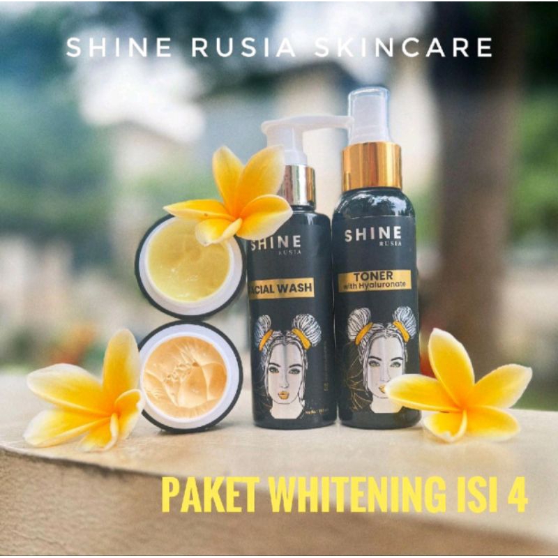 Jual Whitening package Shine Rusia Semua Jenis Kulit BPOM | Shopee ...