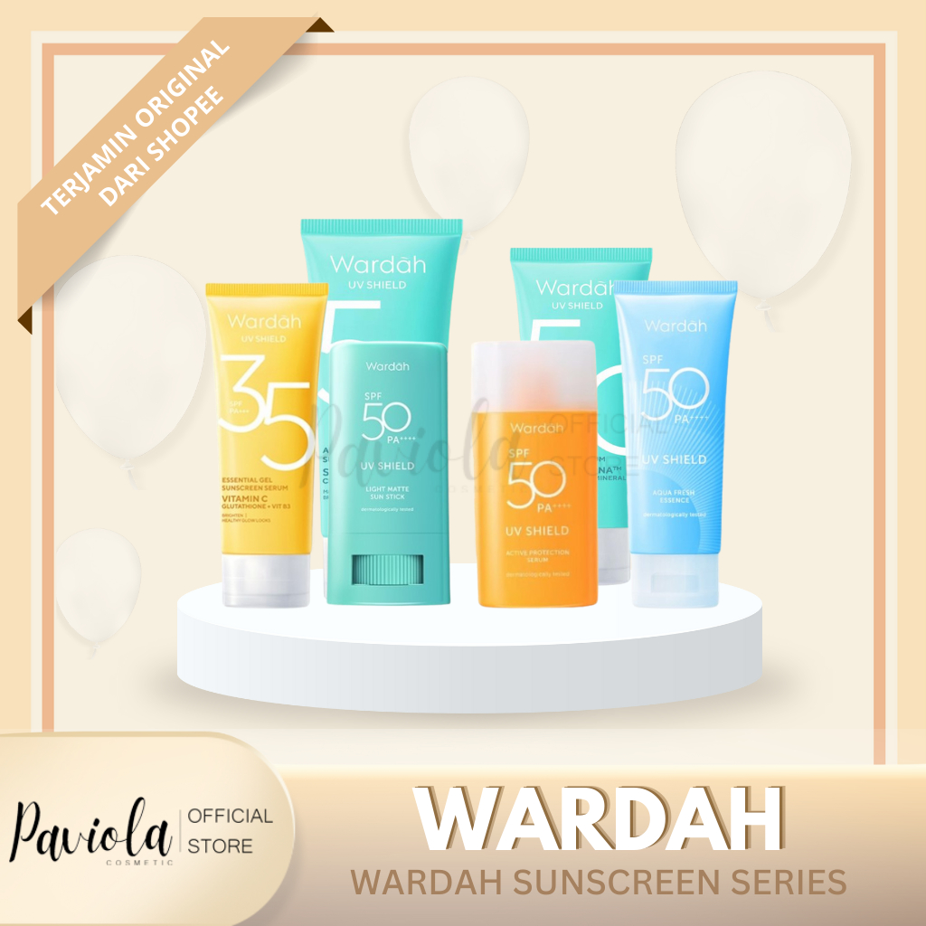 Jual ⚡Paviola⚡Wardah UV Shield SPF 50 PA+++ - SPF 35 PA+++ Aqua Fresh ...