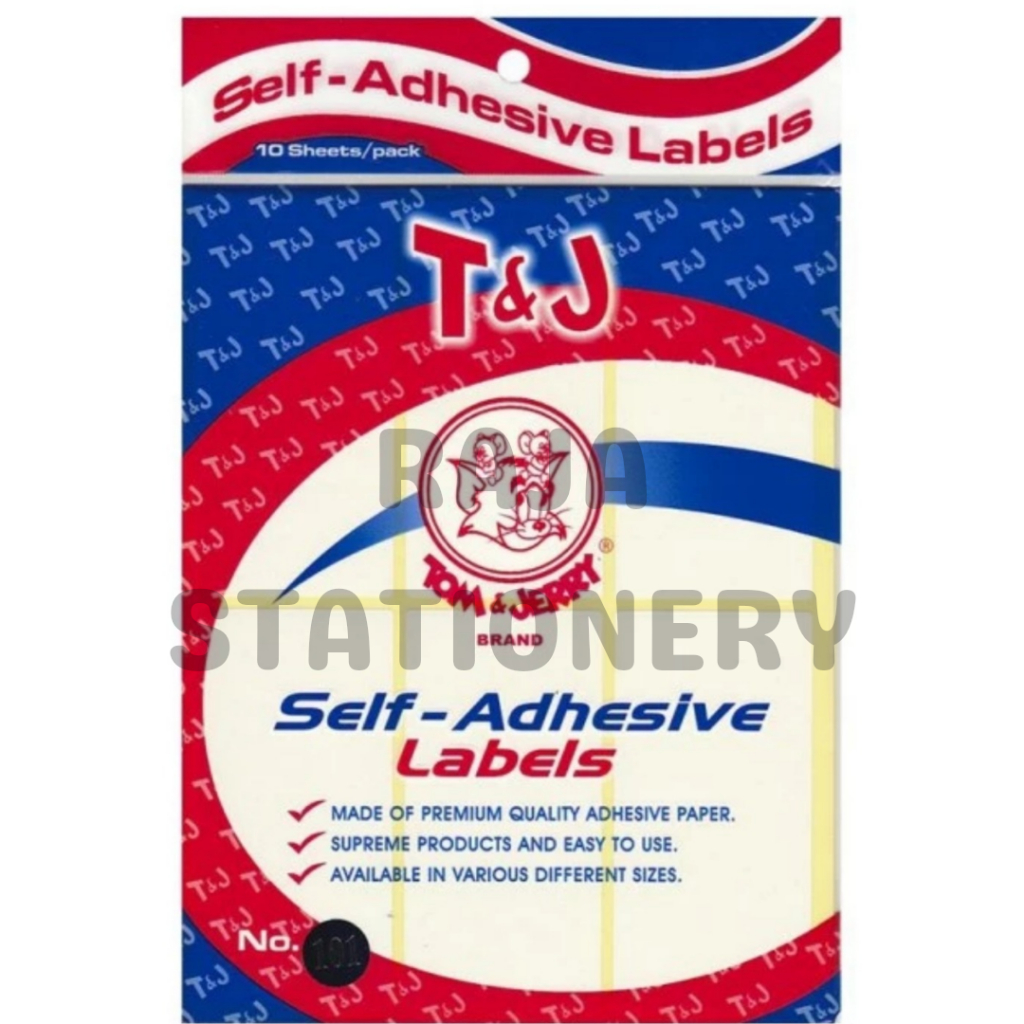 Jual LABEL TOM & JERRY STICKER TOM AND JERRY LABEL TEMPEL PUTIH 97 99 ...