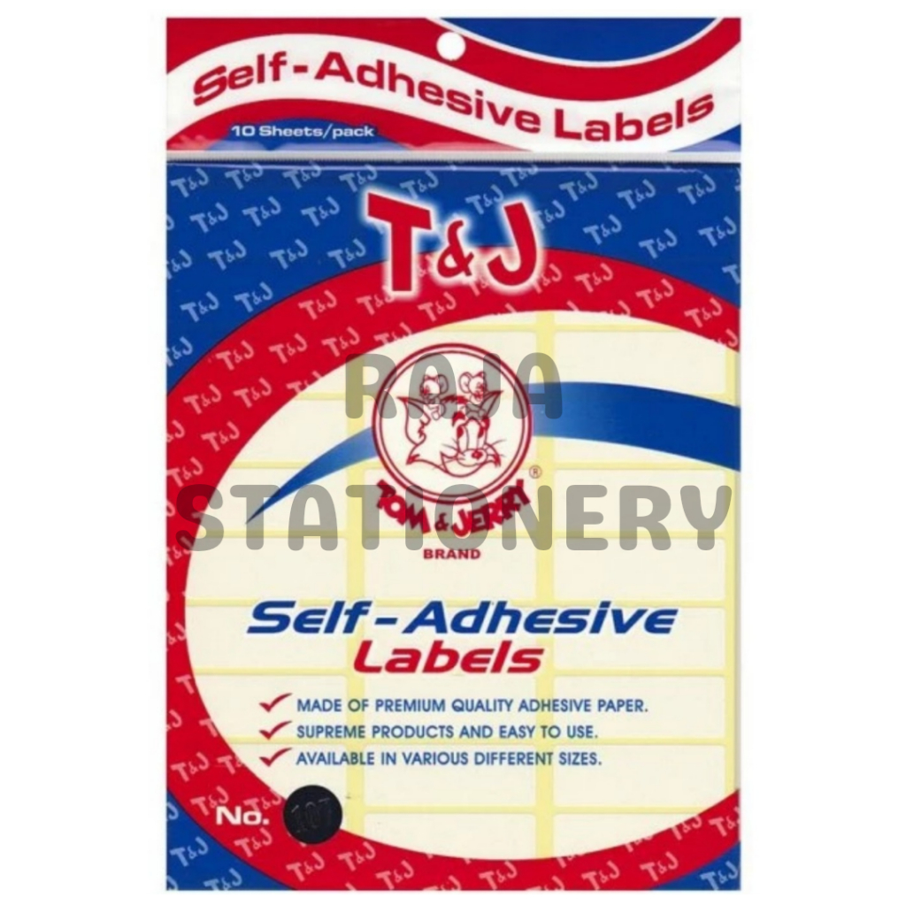 Jual LABEL TOM & JERRY STICKER TOM AND JERRY LABEL TEMPEL PUTIH 97 99 ...