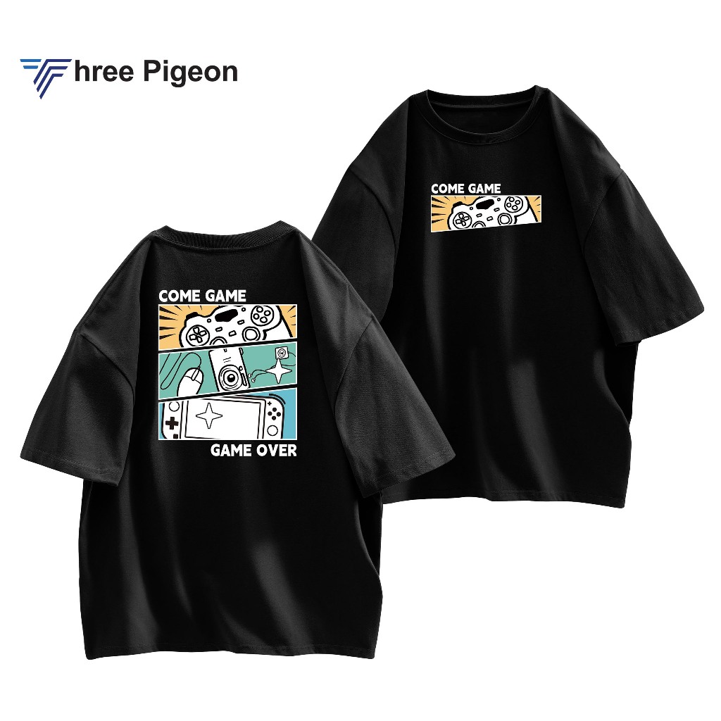 Jual Three Pigeon T-Shirt - Come Game Game Over Kaos Unisex Pria Wanita ...