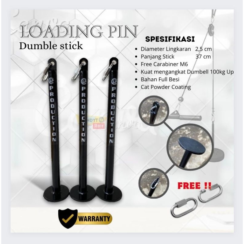Jual Loading Pin Barbel Untuk Angkat Beban Dumble Tray | Shopee Indonesia