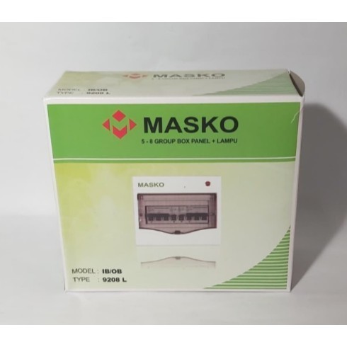Jual BOX MCB MASKO ISI 5 - 8 GROUP / RUMAH MCB MASKO TANAM /TEMPEL ...
