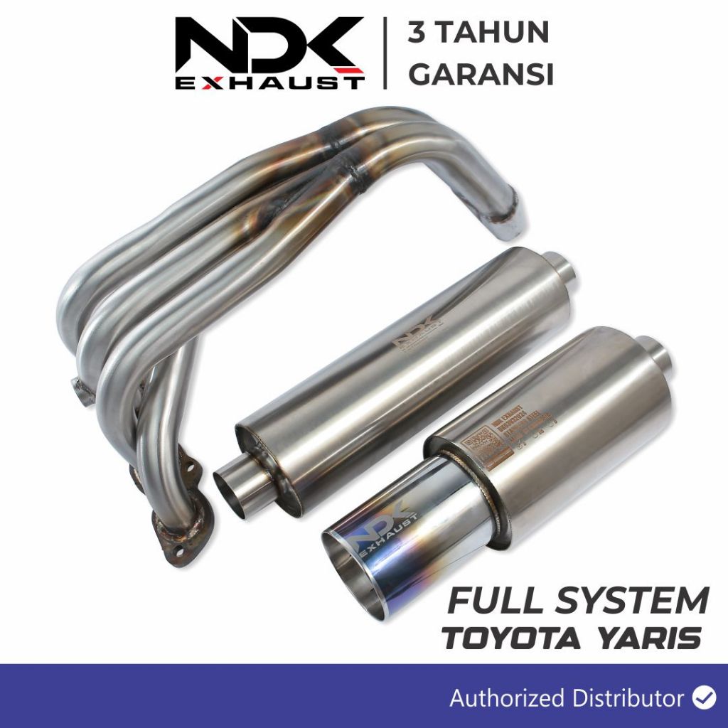 Jual FULL SISTEM NON PNP KNALPOT MOBIL NDK EXHAUST MUFFLER DK-03V3 ...
