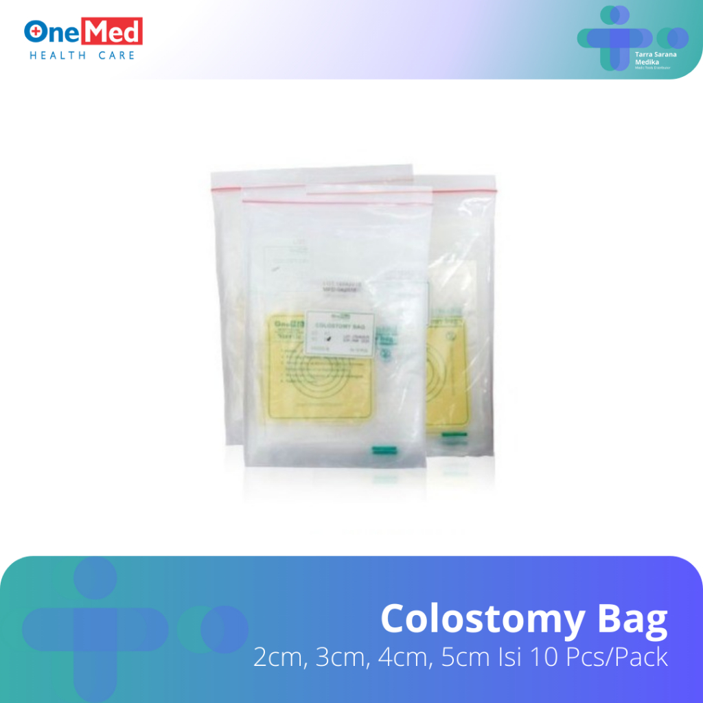 Jual OneMed Colostomy Bag Kantung Kolostomi Ukuran 2, 3, 4, 5cm Isi 10 ...