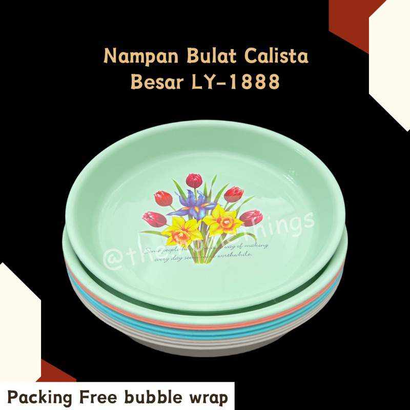Jual NAMPAN BULAT CALISTA LY-1888 UKURAN BESAR / NAMPAN BULAT PLASTIK ...