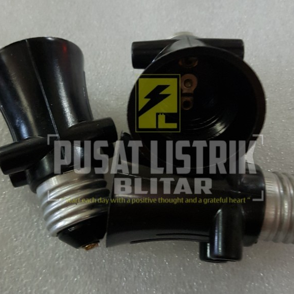 Jual BROCO FITTING GANTUNG LAMPU KOMBINASI COLOK E27 HITAM 226 | Shopee ...