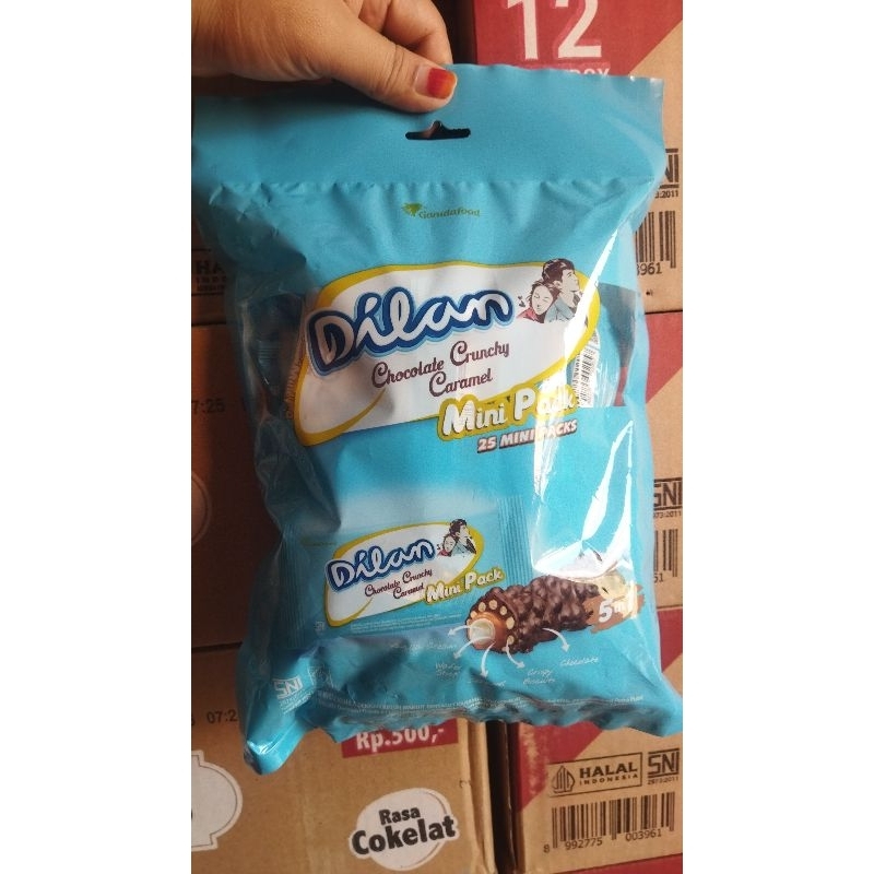 Jual MAMEI - Dilan Chocolate Crunchy Caramel Mini Pack (1 pack = 25 pcs ...